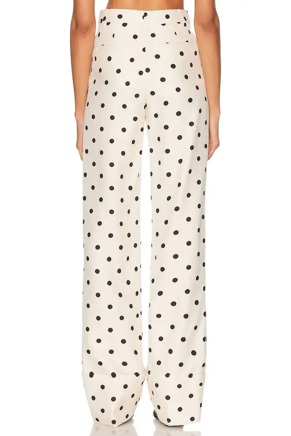 Valentino Garavani Patterned Wide Leg Pants