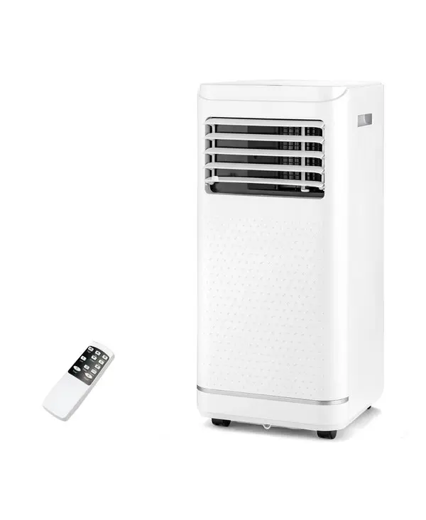 MECALE 10000 Btu Portable Air Conditioner With Dehumidifier - White