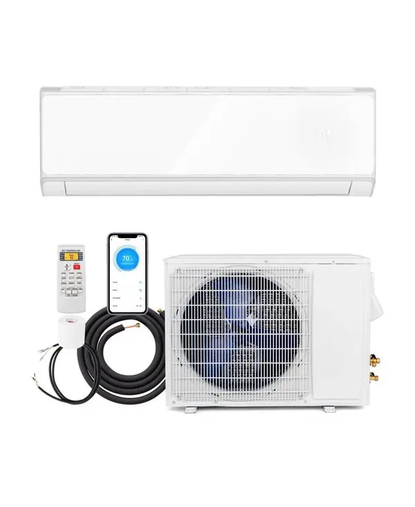 MECALE Energy Star Certified 24000 Btu 21 Seer2 208-230v Mini Split Air Conditioner And Heater Wifi Enabled - White
