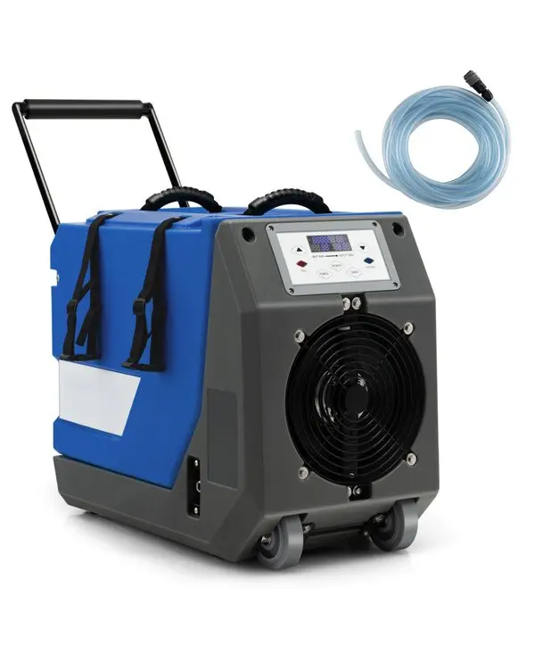 VOLENCA 180 Ppd Commercial Dehumidifier With Pump Drain Hose And Wheels