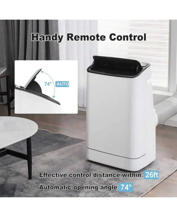 MECALE 15000 Btu Portable Air Conditioner With App Control And Heat