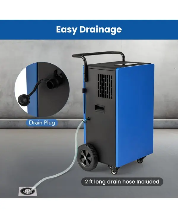 VOLENCA 215 Pints 8000 Sq.ft Commercial Dehumidifier For Home And Basement With 24h Timer