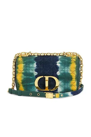 Dior Tie-dye Denim Caro Shoulder Bag - Multi