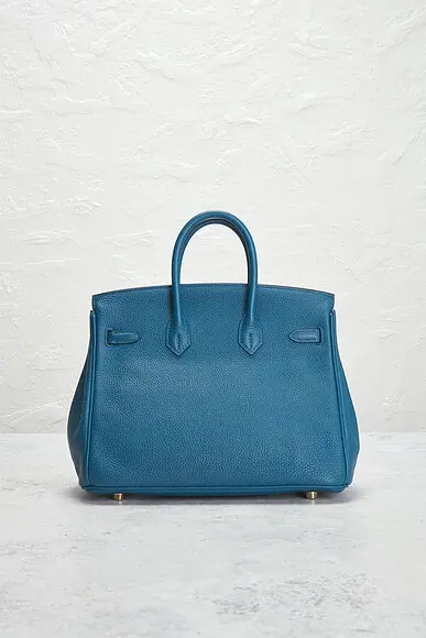 Hermès Togo Birkin 25 Handbag - Bleu Agate