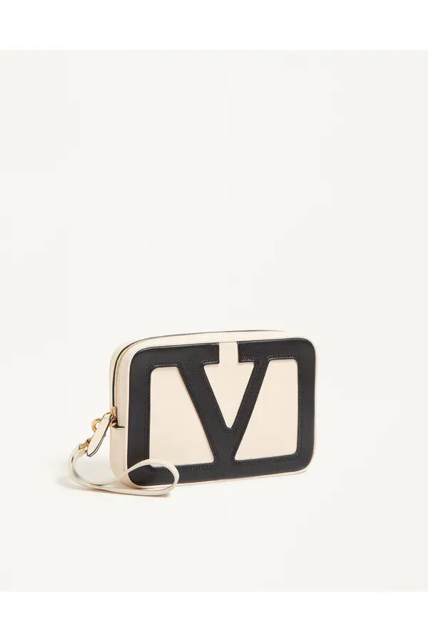 Valentino Garavani Viva Superstar Nappa Leather Pouch - Black