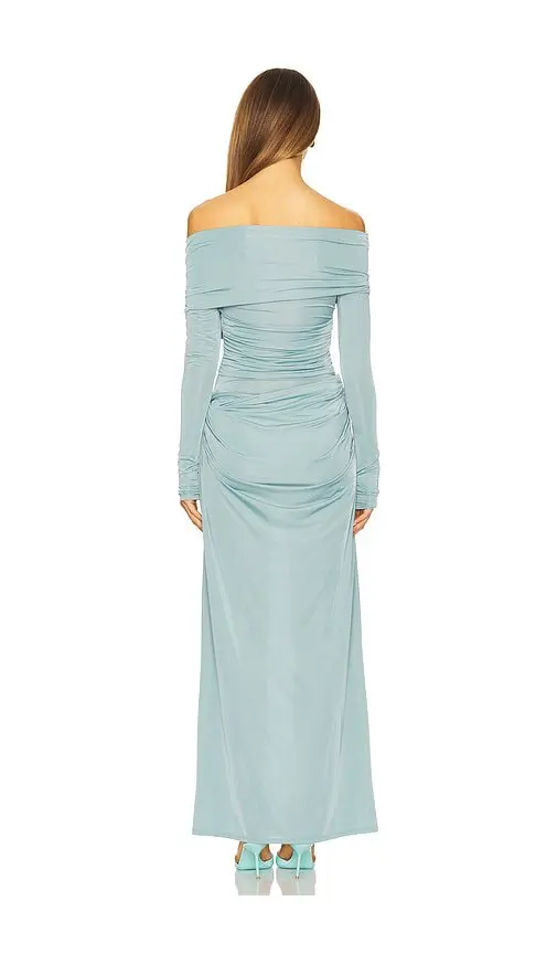 Paris Georgia Taylor Off-the-shoulder Maxi Dress