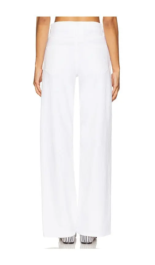 MOTHER The Spinner Zip Sneak Jeans