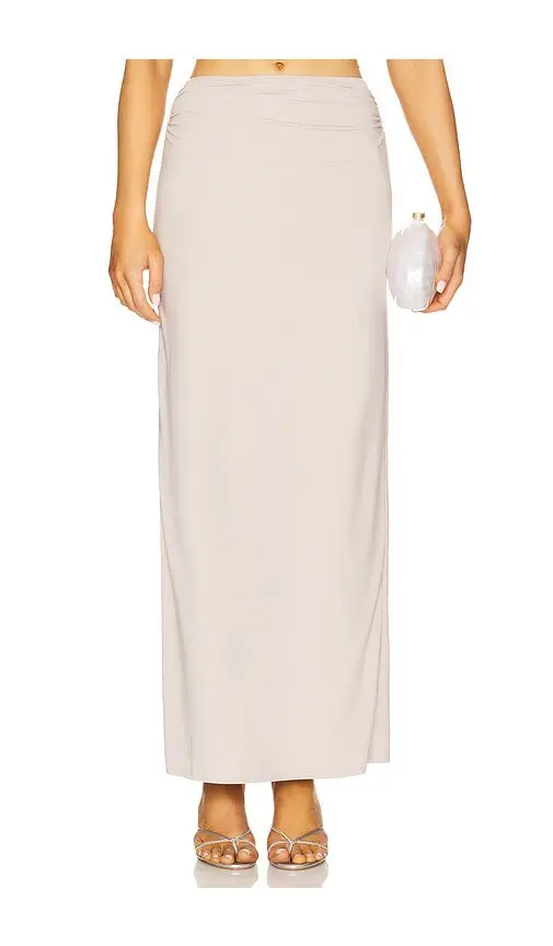 SNDYS. Gabby Maxi Skirt - Neutral