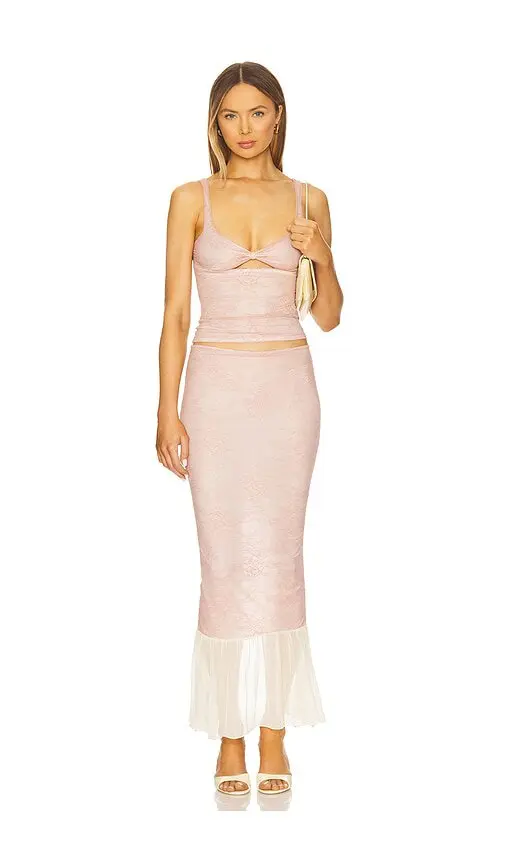 BUCI Cypress Top In Lace With Front Cut-out Detail
