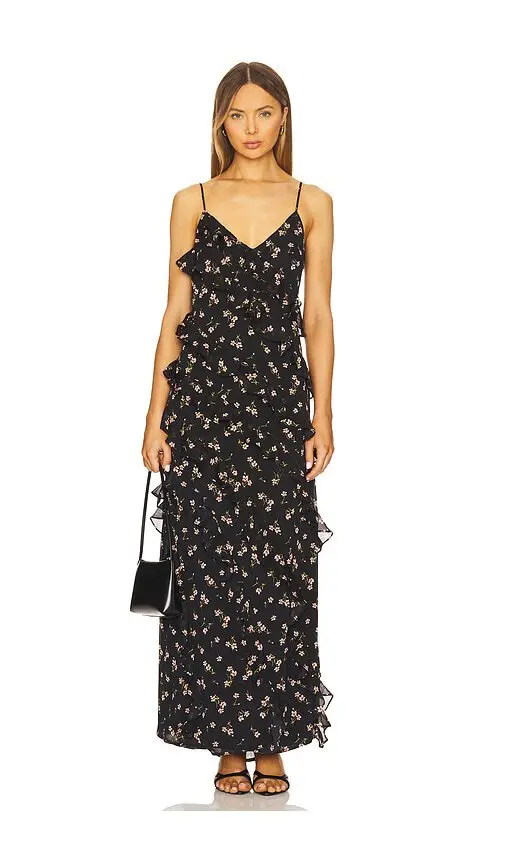 AFRM Ilaria Printed Maxi Dress