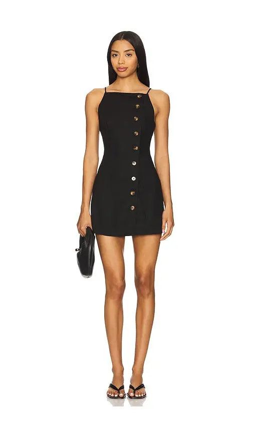 ALL THE WAYS Yori Mini Dress - Black
