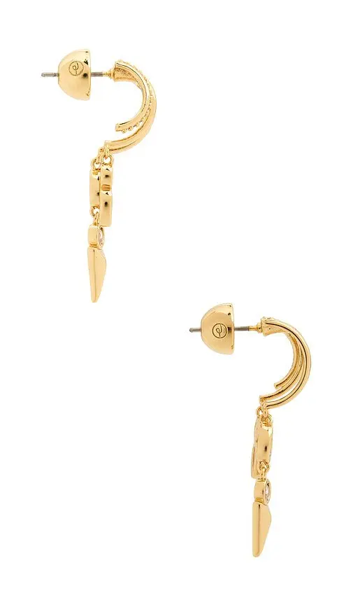 Ettika Royal Crystal Drop Earrings