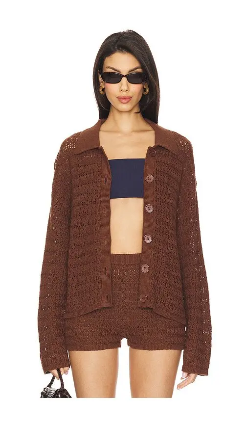 Tularosa Fabiana Button Down Sweater