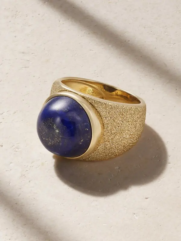 Carolina Bucci Downtown 18-karat Lapis Lazuli Ring - Gold