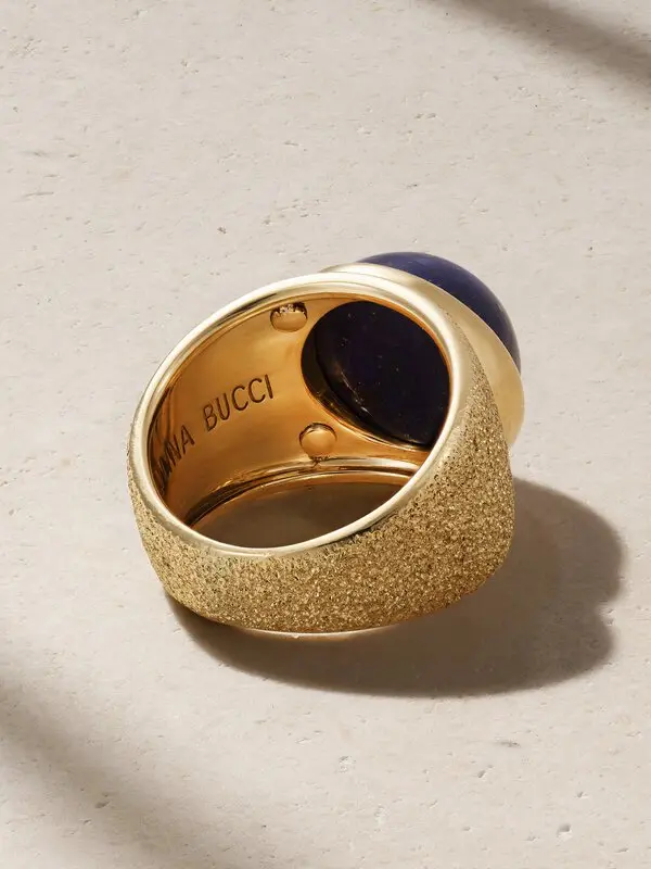 Carolina Bucci Downtown 18-karat Lapis Lazuli Ring