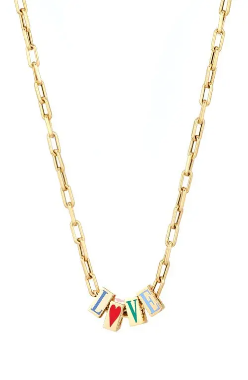 Adina Reyter Big Bead Love Necklace - Mixed