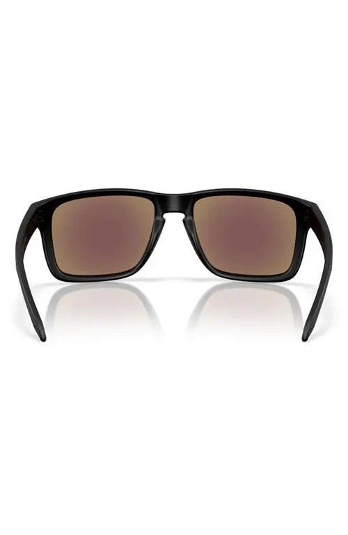 Oakley 61mm Rectangular Sunglasses - Matte Black