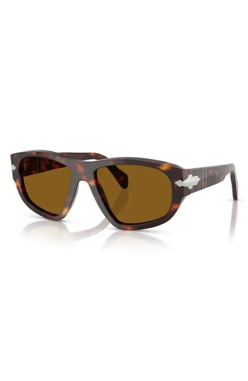 Persol 55mm Irregular Sunglasses