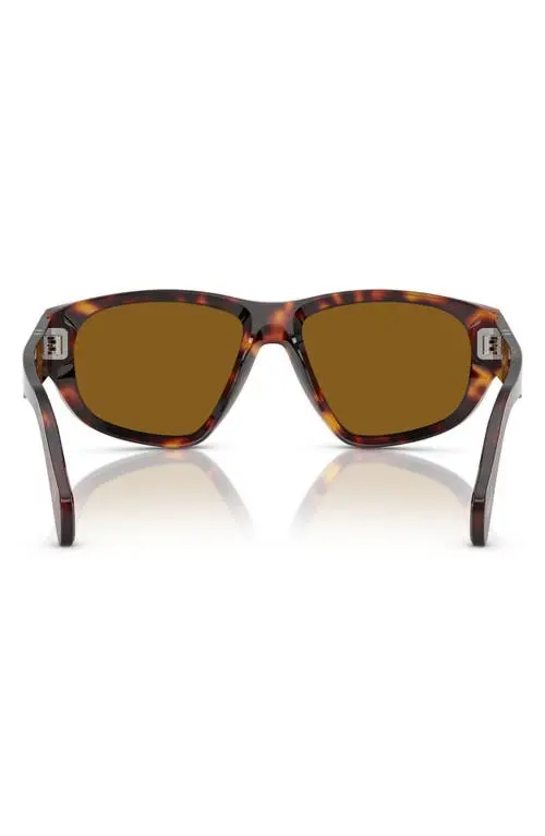 Persol 55mm Irregular Sunglasses