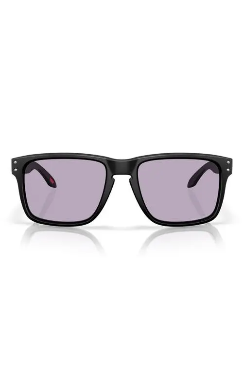 Oakley 61mm Prizm™ Polarized Rectangle Sunglasses - Matte Black