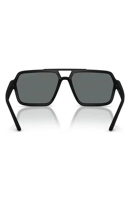Prada 59mm Polarized Pilot Sunglasses