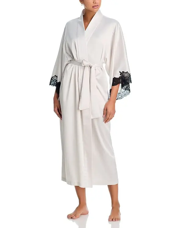 Natori Peony Lace Sleep Robe - Peony Glamour