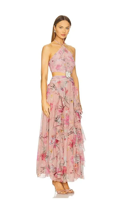 PatBO Lily Flower Maxi Dress