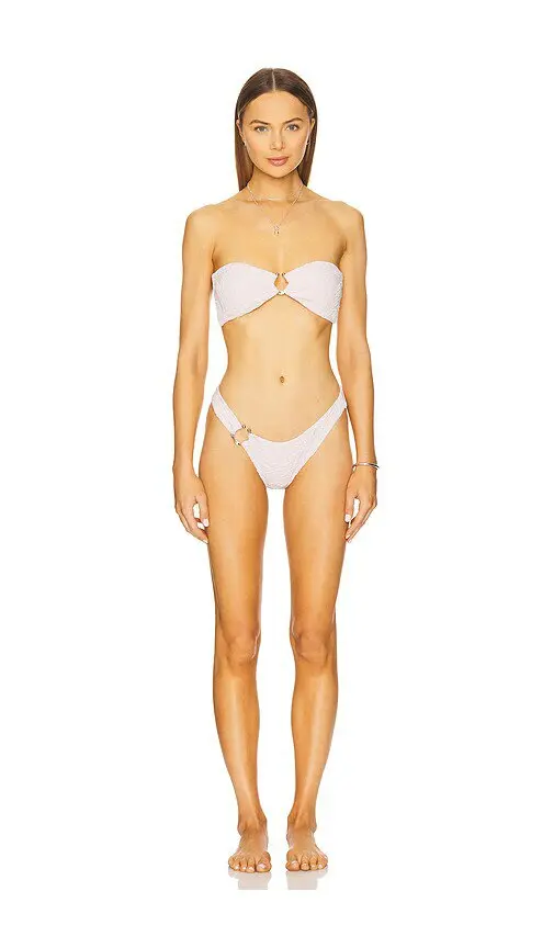 Devon Windsor Camden Bikini Bottom - Pink Swirl