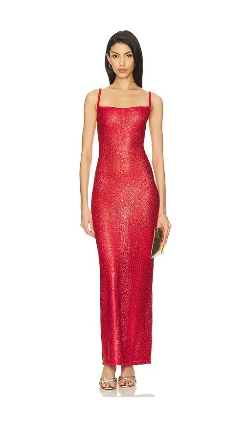 LOVERS AND FRIENDS Bria Sequin Maxi Dress