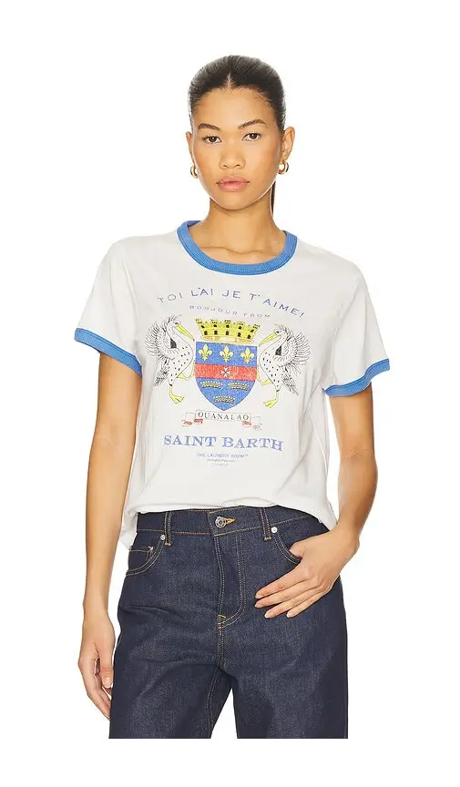 THE LAUNDRY ROOM Saint Barth Crest Tee