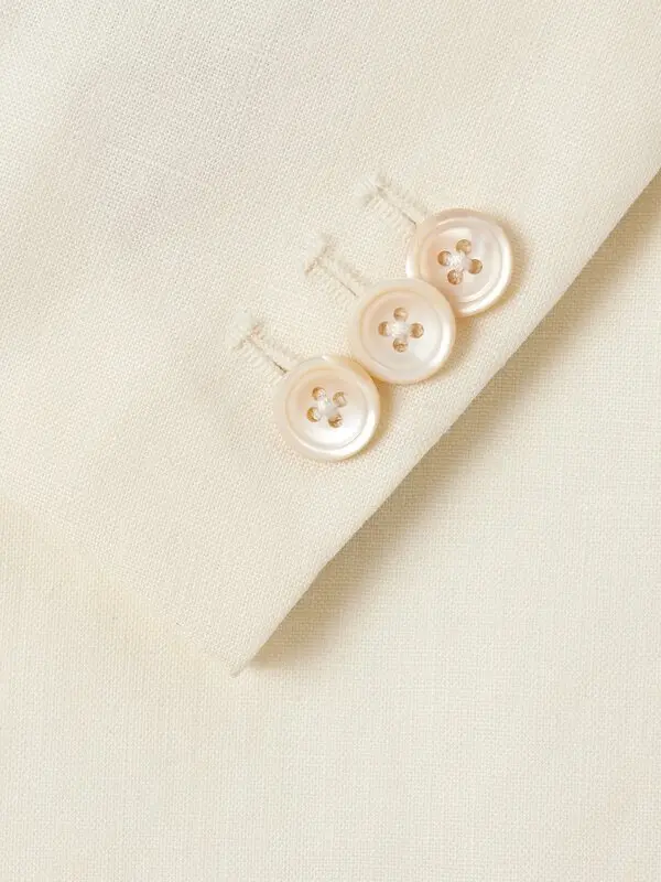 J. MUESER Waverly Slim-fit Linen Suit Jacket