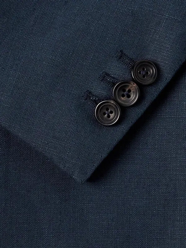 J. MUESER Waverly Slim-fit Linen Suit Jacket
