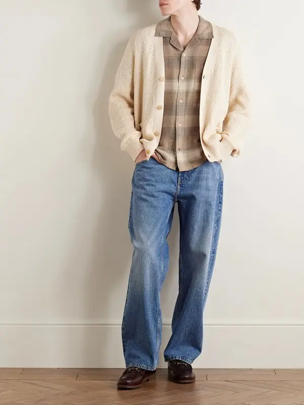 CORRIDOR Asheville Convertible-collar Checked Shirt