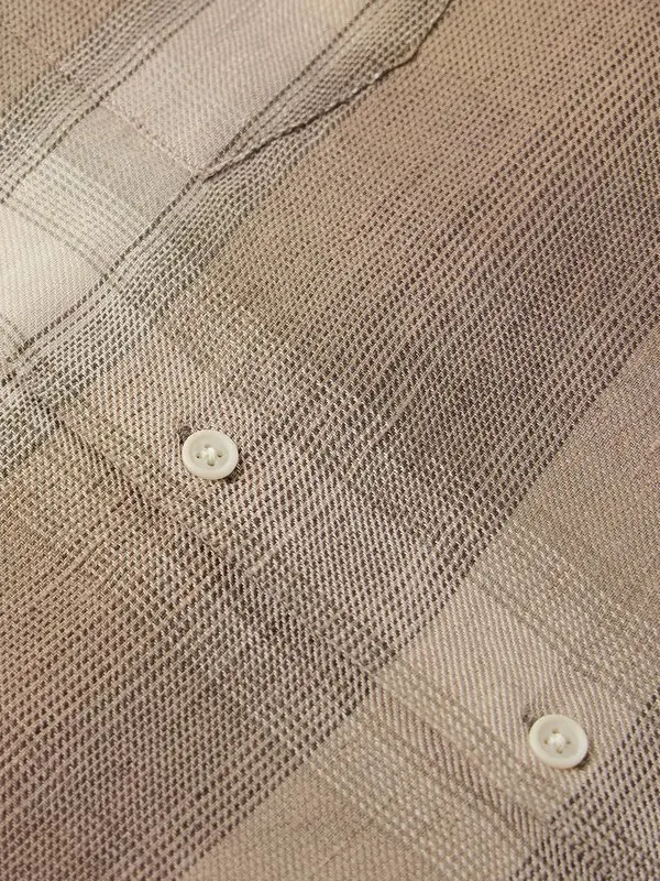 CORRIDOR Asheville Convertible-collar Checked Shirt