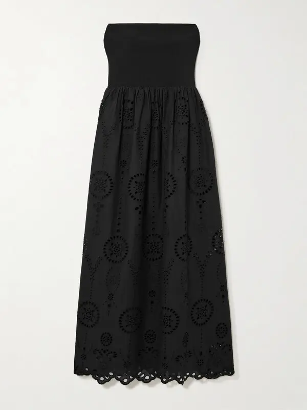 old navy black strapless dress Unique Vintage Black Strapless Tea Length Gown XL/14-16