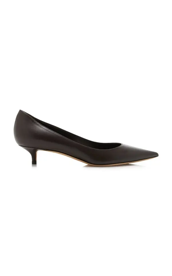 JIMMY CHOO Amelia Leather Pumps - Brown