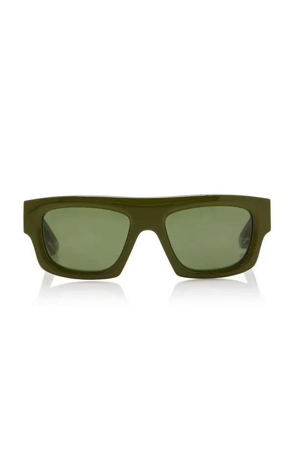 Gucci Square-frame Acetate Sunglasses - Green