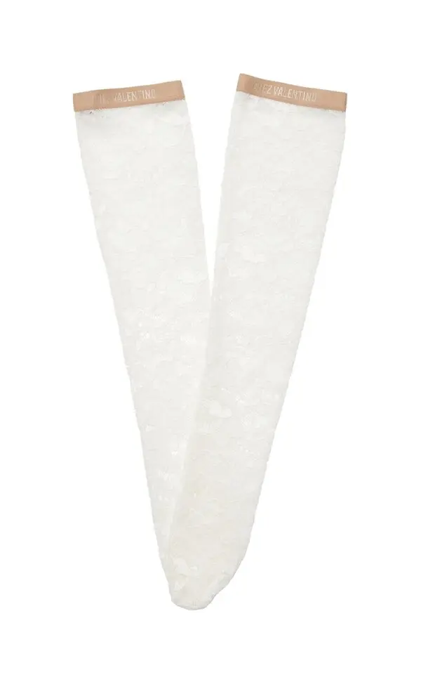 Valentino Garavani Lace Knee-high Socks