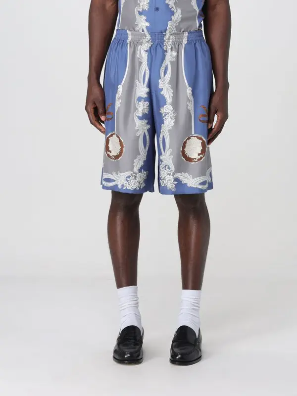 Versace Printed Shorts - Blue