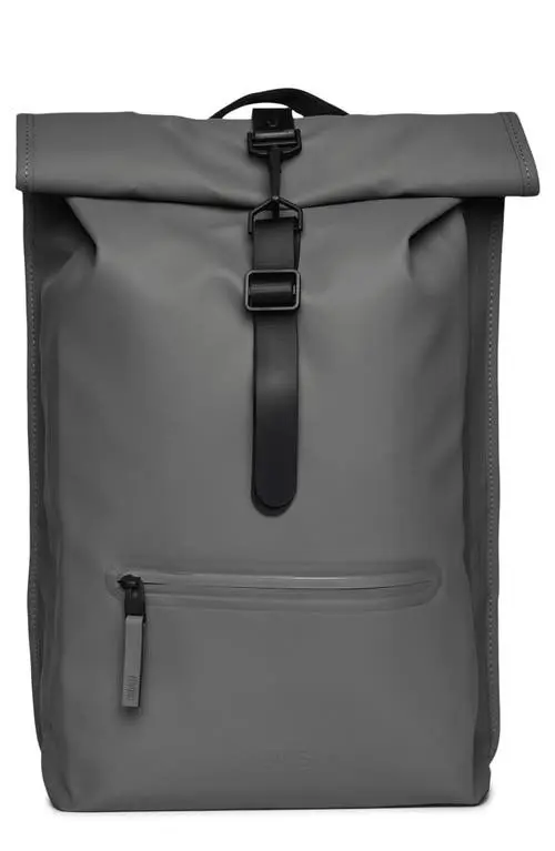 Rains Rolltop Waterproof Rucksack - Grey