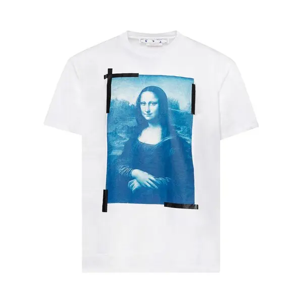 Off-White Monalisa Over Short-sleeve Tee - White