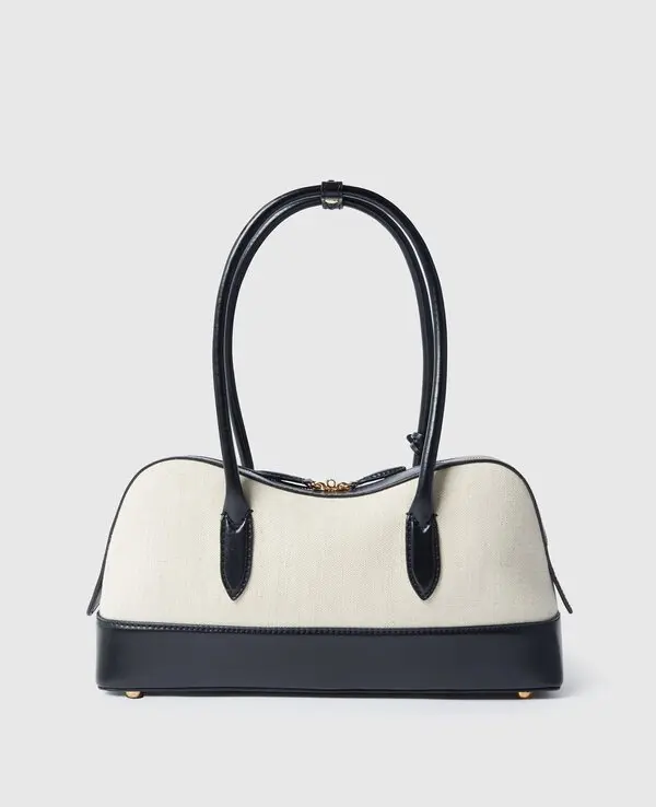 Stella McCartney Ryder Canvas Shoulder Bag - Natural