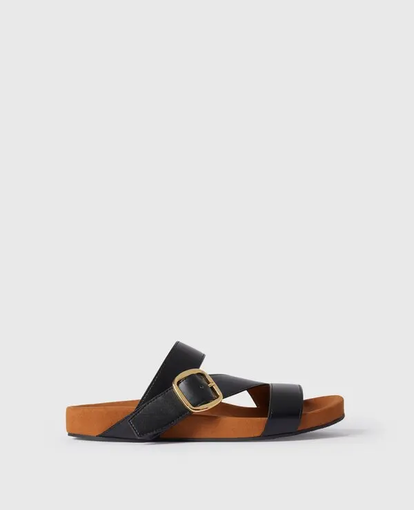Stella McCartney Gaia Backless Buckle Sandals
