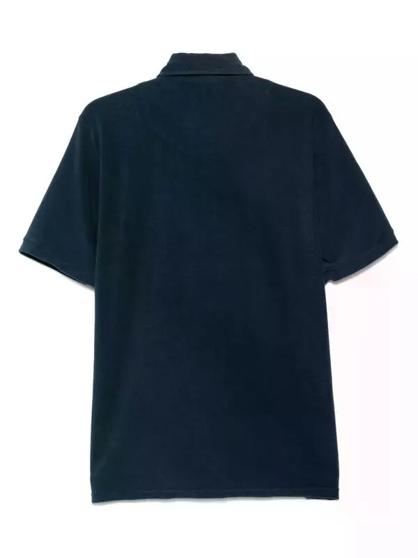 DOPPIAA Terry-cloth Polo Shirt - Blue
