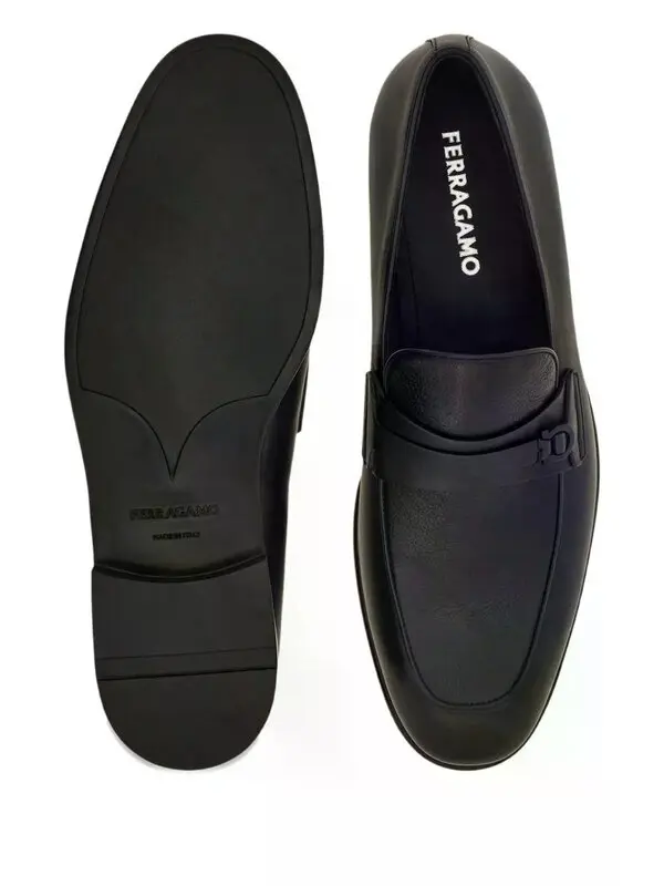 FERRAGAMO Gancini Detail Loafers