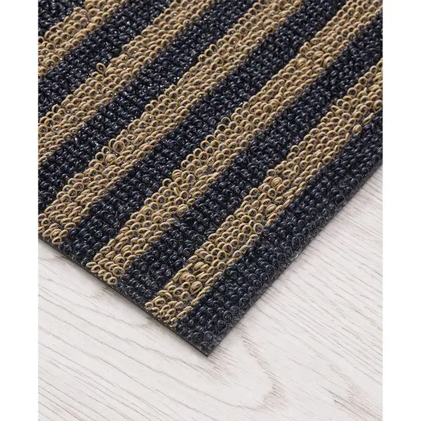CHILEWICH Breton Stripe Shag Utility Mat, 24 X 36