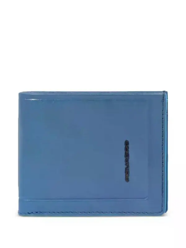 PIQUADRO Logo-lettering Wallet - Blue