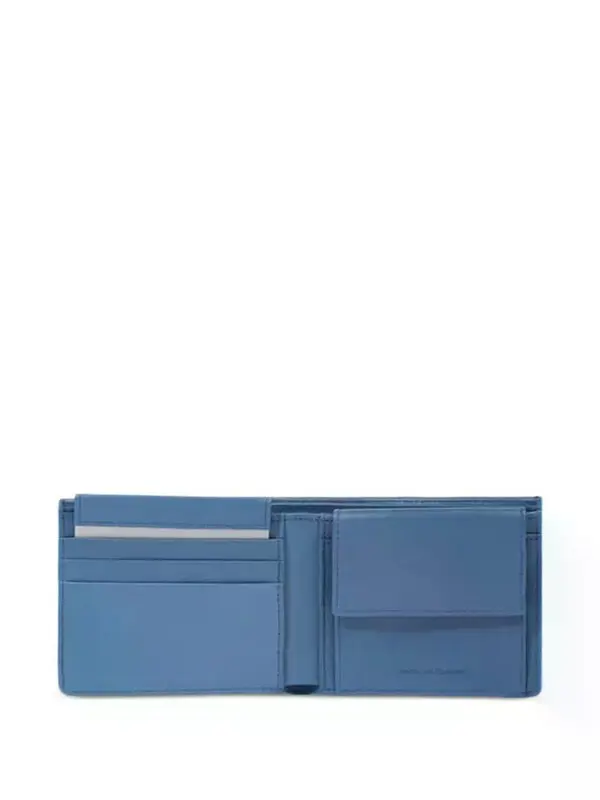 PIQUADRO Logo-lettering Wallet - Blue
