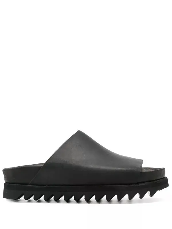 Guidi Leather Slides