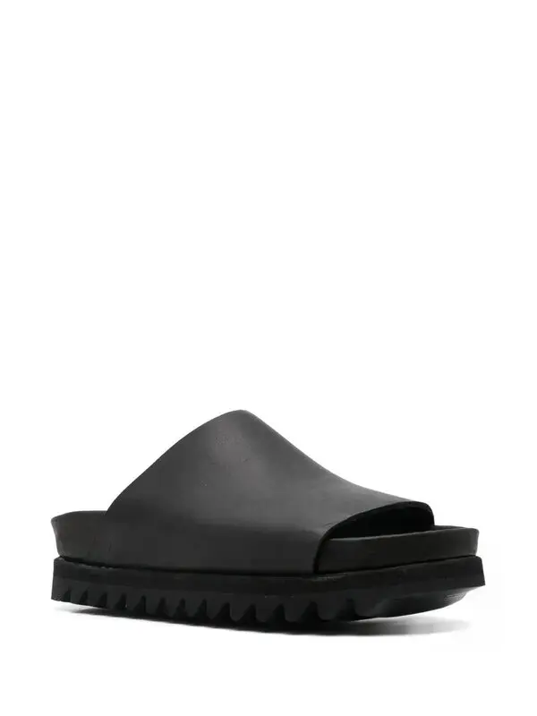 Guidi Leather Slides